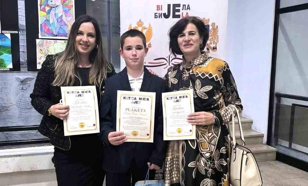 Tri nagrade za OŠ „Njegoš“ na prestižnoj manifestaciji u Bijeloj ...